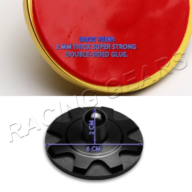 BLACK ALUMINUM SECURITY RACING SPORT BONNET APPEARANCE KIT HOOD PINS ...