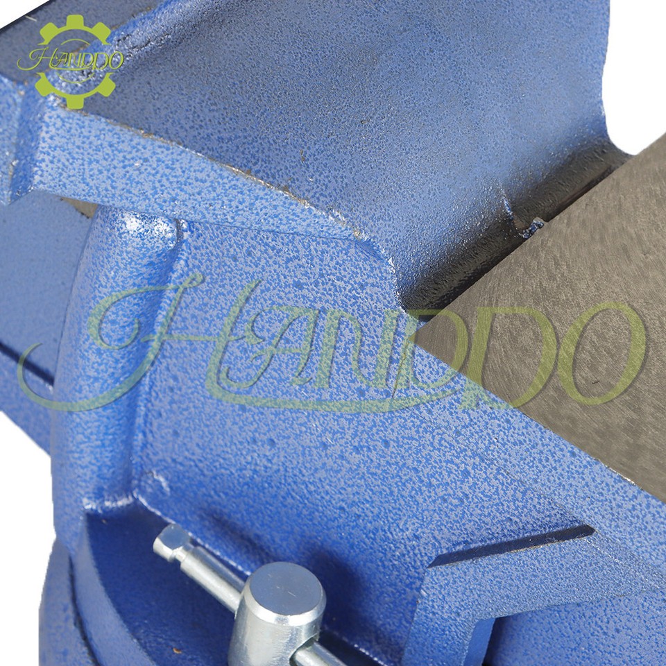8" Mechanic Bench Vise Table Top Clamp Press Locking Swivel Base Heavy ...