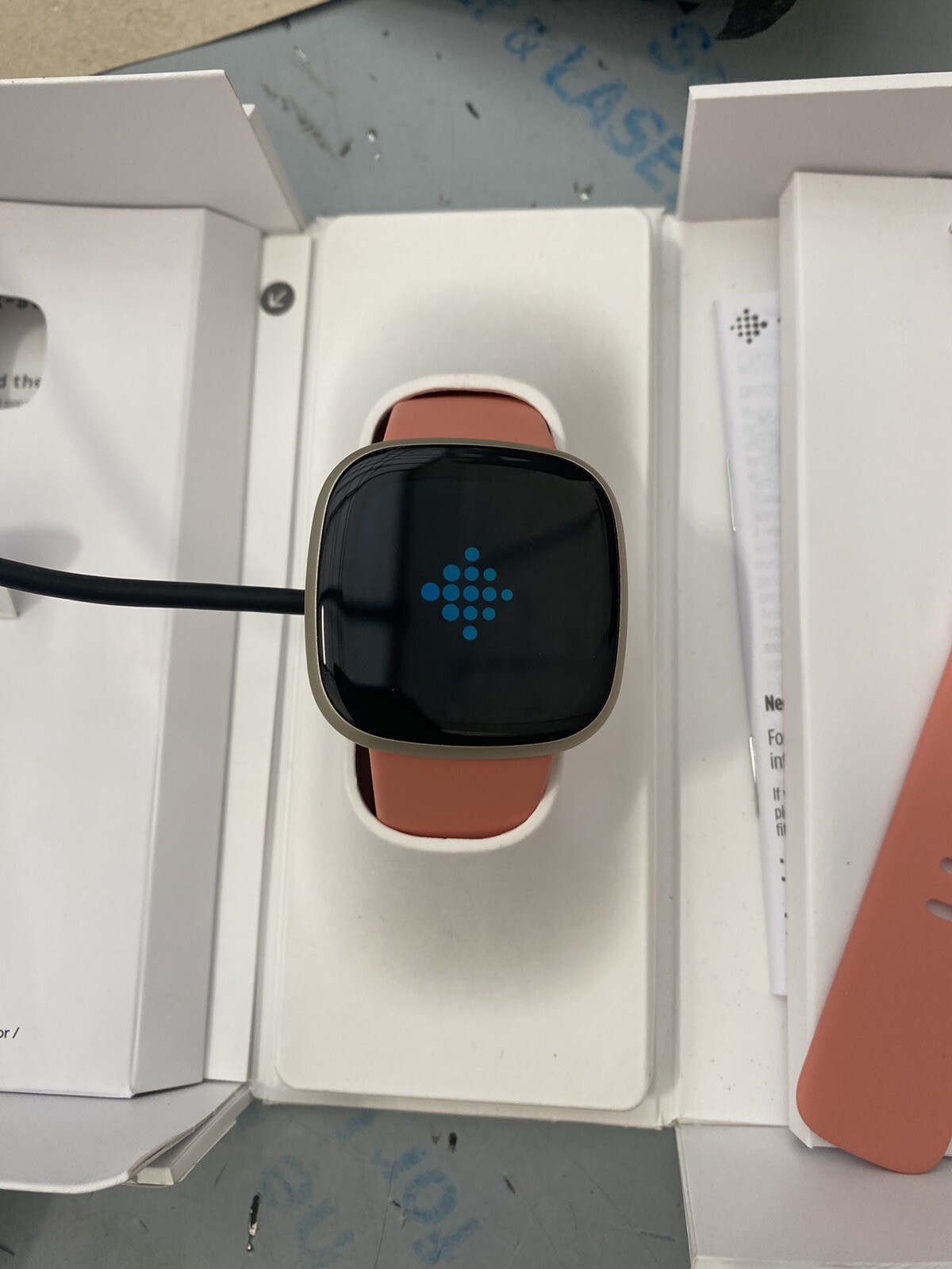 Fitbit Versa 3 Health & Fitness Smartwatch Pink clay- FOR PARTS 811138039806 | eBay