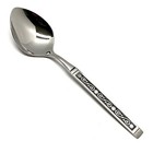 Oneida MIDNIGHT Stainless S.S.S. Black Accent Floral Silverware ...
