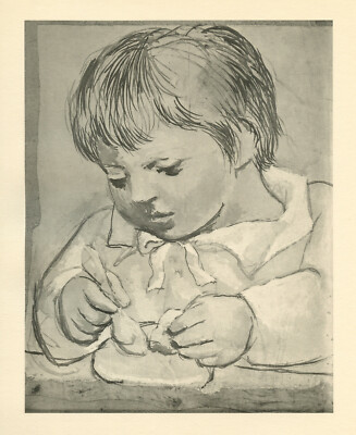 Pablo Picasso vintage 1926 - edition of 700 - Portrait of a Young Boy ...