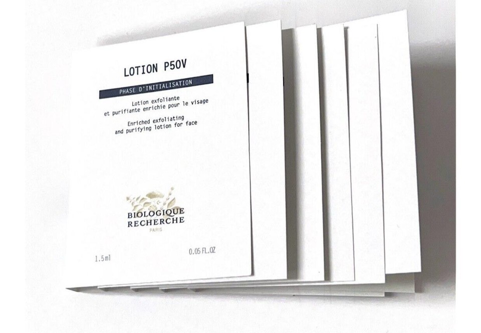 Biologique Recherche LOTION P50V Travel Size (1.5ml x 5 = 7.5mL TOTAL ...