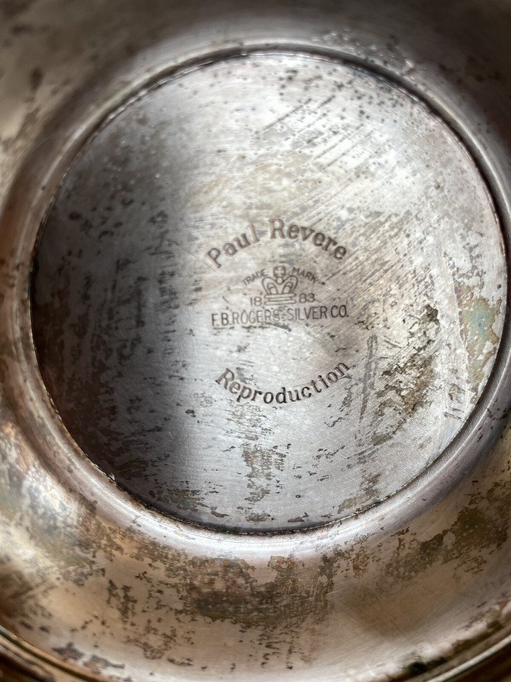 Paul Revere Reproduction by F B ROGERS SILVER CO Candlesticks Pair ...