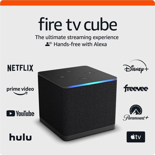 Amazon Fire TV Cube 3rd gen streaming player with Alexa Wi-Fi 6E 4K ...