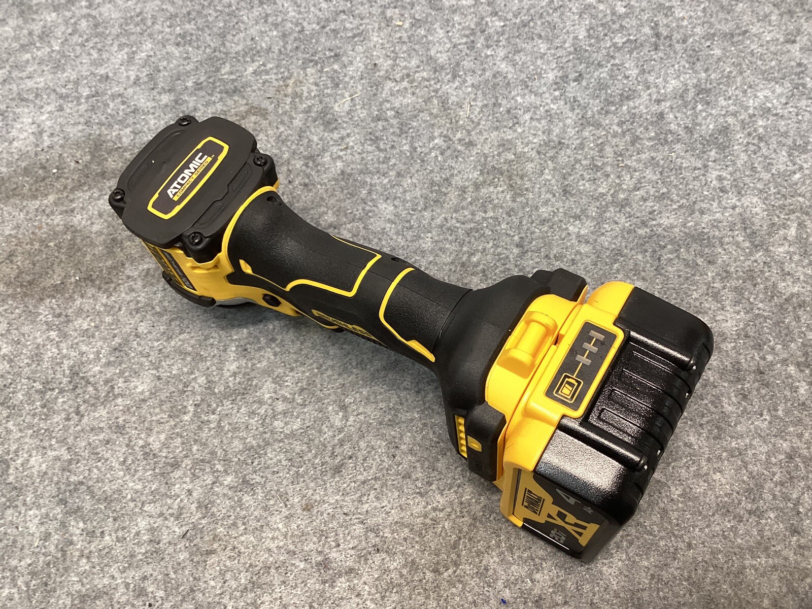 DeWALT DCF850 ATOMIC 20V MAX 1/4" Li-Ion 3-Speed Impact Driver W/ 4ah ...