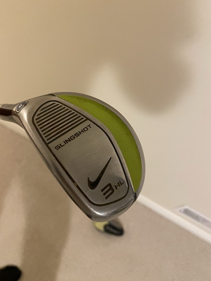 RH NIKE GOLF SLINGSHOT 3HL HYBRID/HC REG FLEX GRAPHITE $12.95 USA/CAN ...