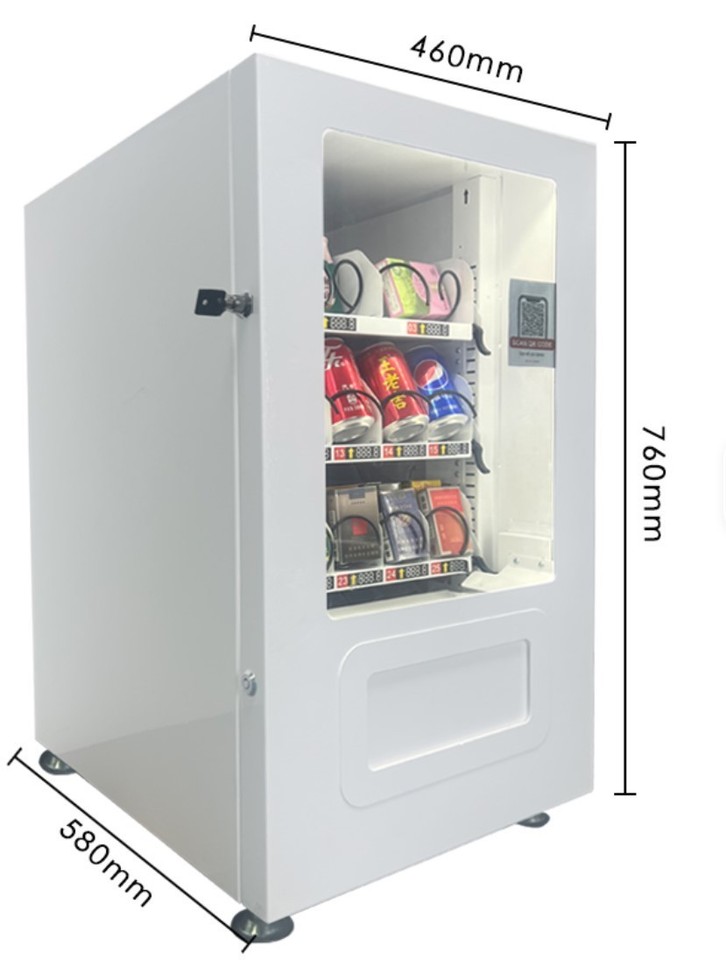 15 Slot Food Drink Candy QR Code Payment Acceptor Desktop Wall Vending ...