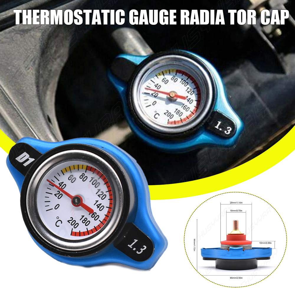 1pcs Thermostatic Radiator Cap+Temp gauge 1.1 Bar Cover Small Head For ...