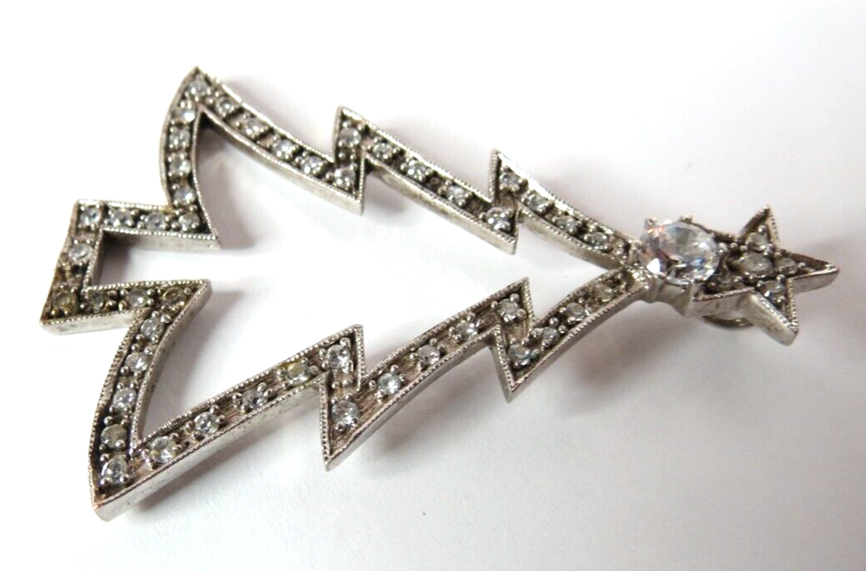 VINTAGE STERLING SILVER NECKLACE PENDANT 51MM X 37MM W/ STONES ...