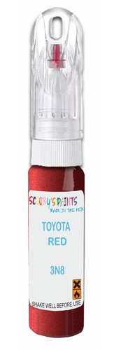 Touch Up Pen For Toyota Land Cruiser Red Code 3N8 Paint Scratch Chip ...