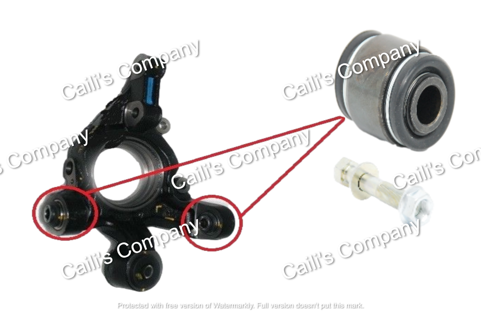 AFFZ-B1 For TOYOTA HIGHLANDER Rear Arm Assembly Knuckle Bushing Bolt | eBay