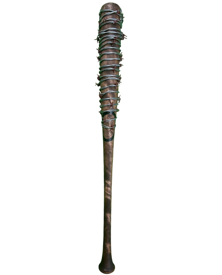 The Walking Dead "Lucille" Negan Bat Replica -Premium Red Brand Barb ...