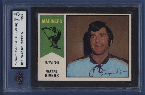 1974-75 O-Pee-Chee WHA - Wayne Rivers #13 for sale online | eBay
