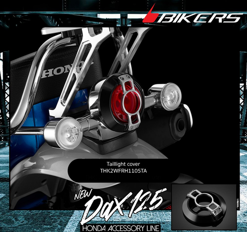 BIKERS ALUMINUM TAIL LIGHT LAMP TRIM COVER FOR HONDA 125 DAX ST125 2023 ...