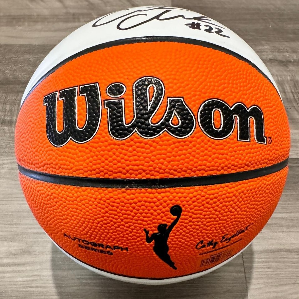 Caitlin Clark - Signed / Autographed Wilson WNBA Mini Basketball w/COA ...