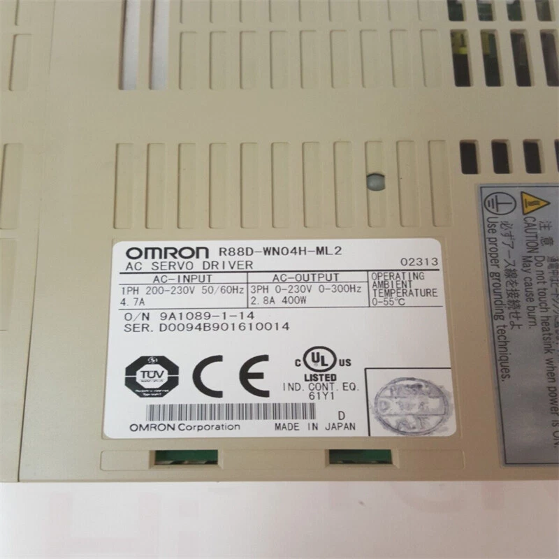 1PC New Omron R88D-WN04H-ML2 Servo Driver Expedited Shipping R88DWN04HML2 | eBay