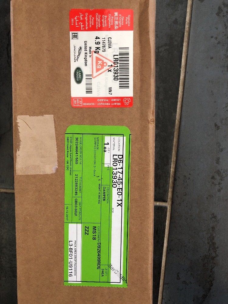 Genuine Land Rover Discovery 4 Front Shock Absorber Lr013930 | eBay