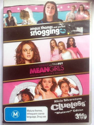 Angus, Thongs And Perfect Snogging / Mean Girls / Clueless (DVD, 2008 ...