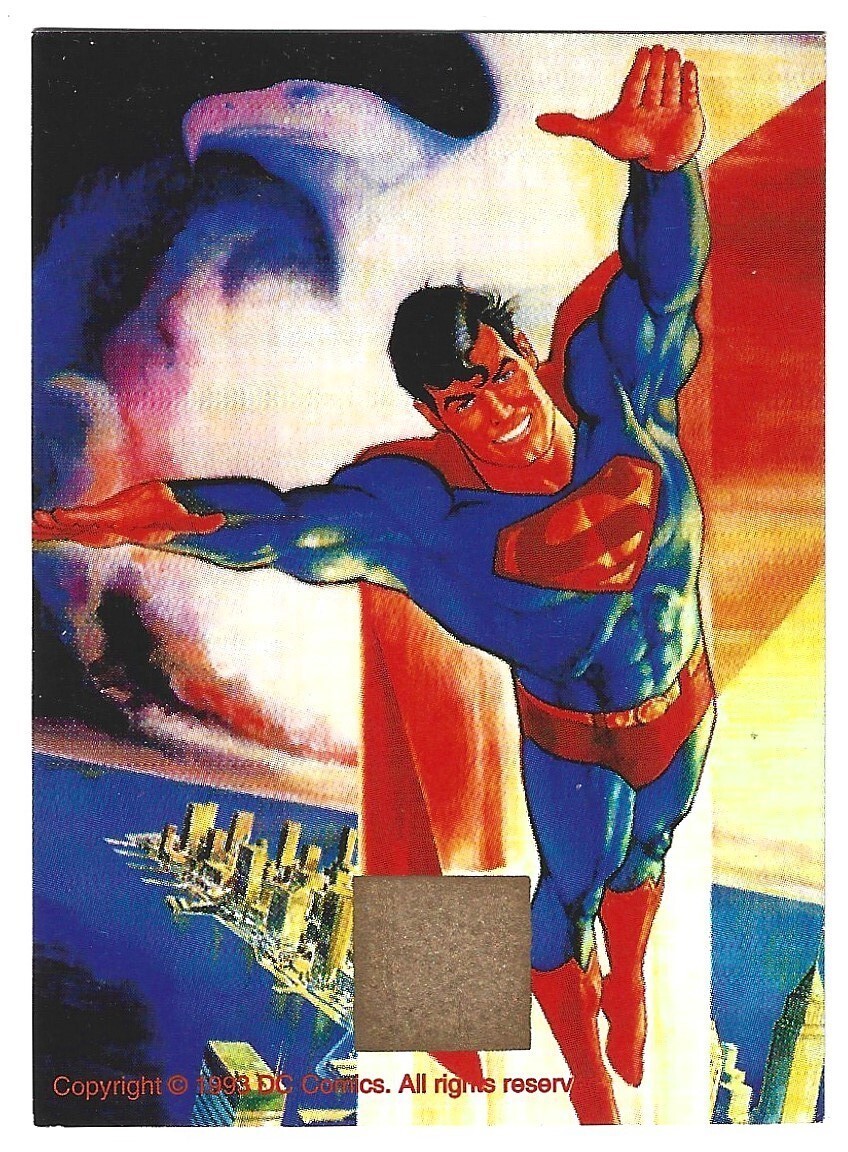 SUPERMAN CARD HERO MAGAZINE CONTEST UNSCRATCHED SCRATCH OFF DC 1993 | eBay