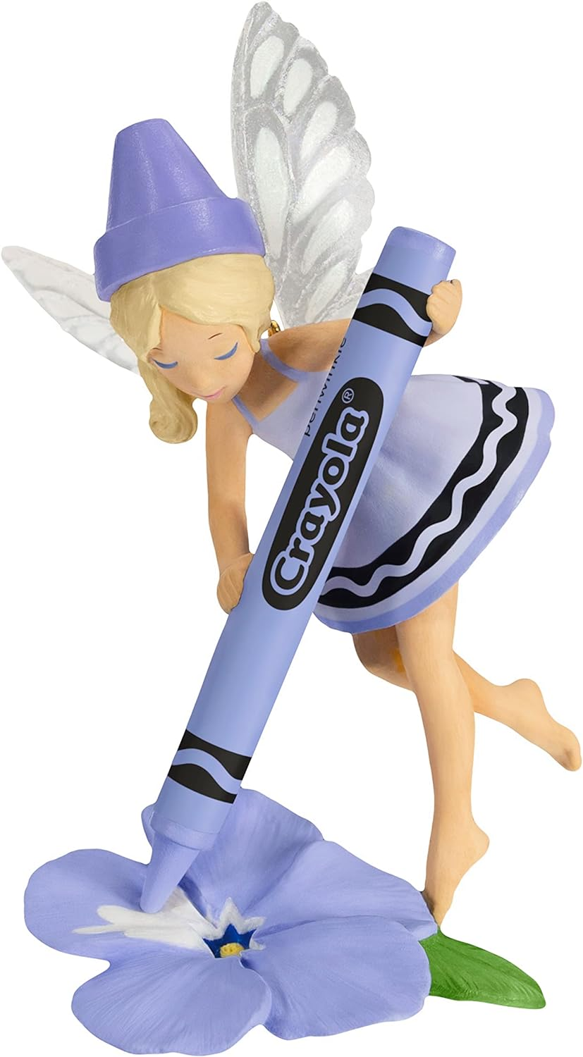 Keepsake Christmas Ornament 2023 Crayola Periwinkle Fairy Holiday Gifts ...