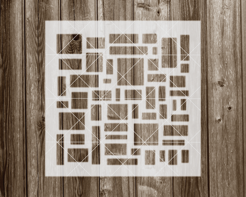 Squares Stencil, Reusable Stencil For Painting, 530 | eBay