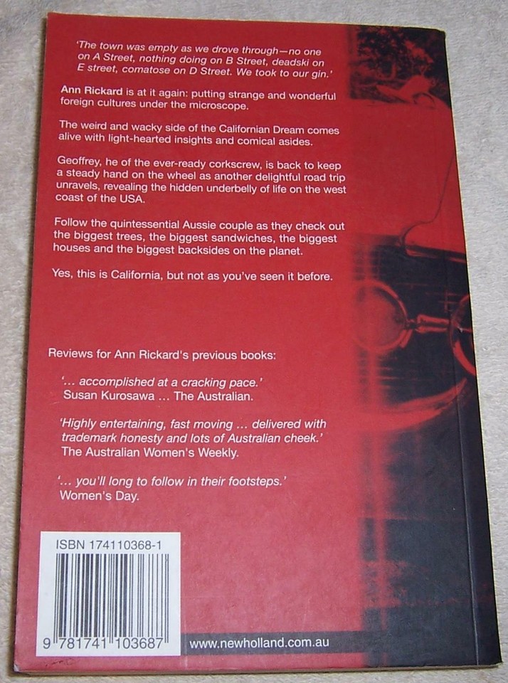 Flash & Brash With Fries on the Side: Doing California with Ann Rickard ...