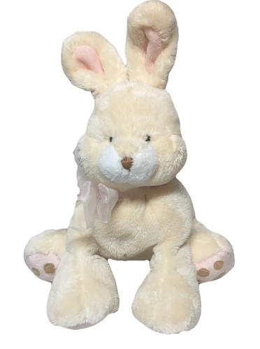 Baby Gund Buffy Cream Bunny Rabbit Soft Plush Lovey 9" long 36267 New ...