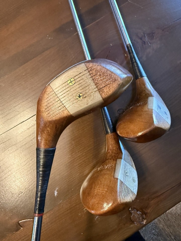 NICE Robert T Jones Jr. Spalding Autograph Golf woods, 1,2,3 Bobby ...