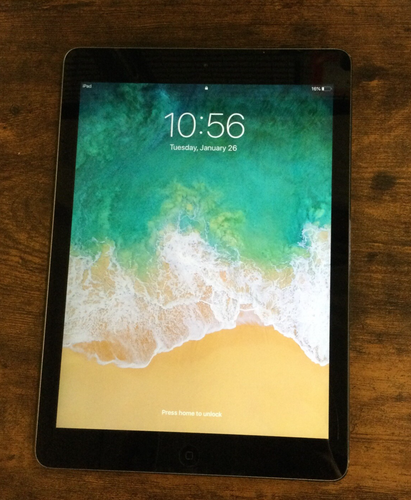 Apple iPad Air Model A1474, Good Condition, Gray 32 GB | eBay