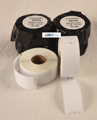30320 Dymo Compatible Labels for Multi Purpose Use-Label size 1-1/8" x ...