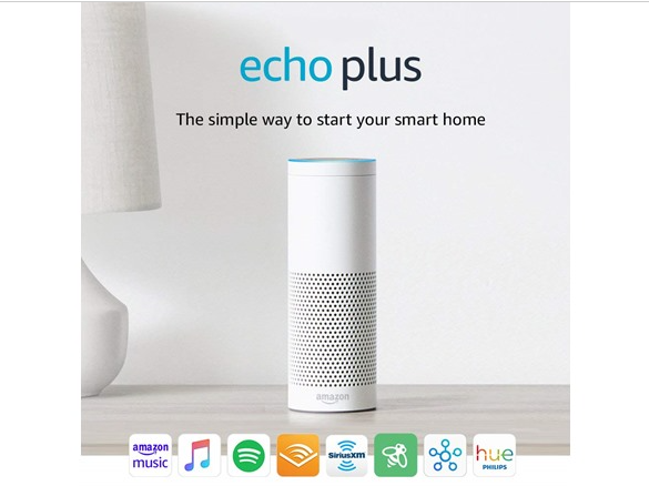 Amazon Echo Plus 1st Gen Smart Speaker With Built In Zigbee Hub & Alexa ...