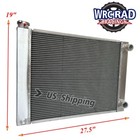 Universal Aluminum Performance Radiator For 27.5" x 19" Chevy Double ...