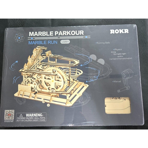 ROKR Marble Parkour Marble Run 3D Wooden Puzzle LG501 Physics Game ...