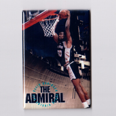 DAVID ROBINSON / THE ADMIRAL - 2"x3" POSTER MAGNET ( spurs costacos nba ...
