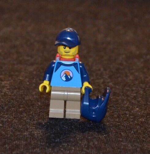 Male BMX / Mountain Bike Racer w/ Dark Blue Helmet ~ NEW City Lego ...