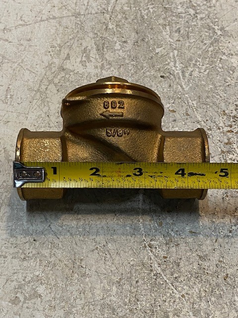 Ista 602 5/8" Swing Check Valve | eBay
