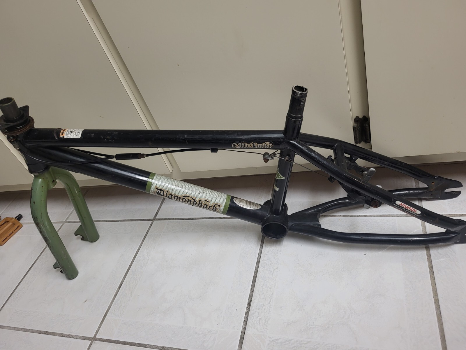 Diamondback mr lucky BMX DIRT street bike bicycle frame 20"OLD MID SCHOOL | eBay