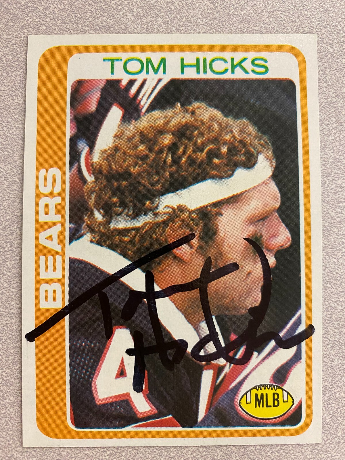 Tom Hicks signed CHICAGO BEARS card 1978 Topps | eBay
