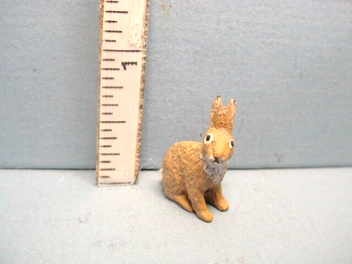 Miniature Brown Rabbit Handcrafted B. Meyer Mini-Gems 1/12 Scale | eBay