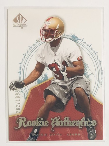 Reggie Smith 2008 SP Authentic RC 1262/1399 San Francisco 49ers ...