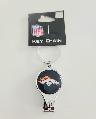 Denver Broncos NFL Nail clipper, nail file, key chain and bottle opener ...