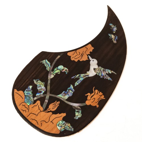 Rosewood Abalone Inlay Pickguard for Martin D45 – 2mm Acoustic Upgrade ...