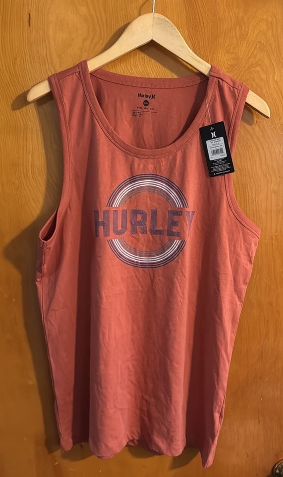 Hurley Tank Top Mens Medium Brown | eBay