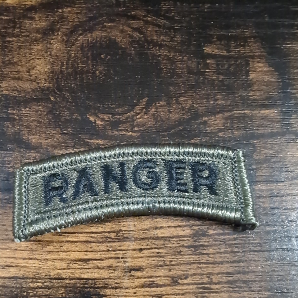US Army Ranger Tab OD Green | eBay