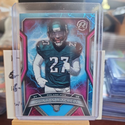 2024 TOPPS RESURGENCE BLUE PINK SHOCK REFRACTOR #178 QUINYON MITCHELL ...
