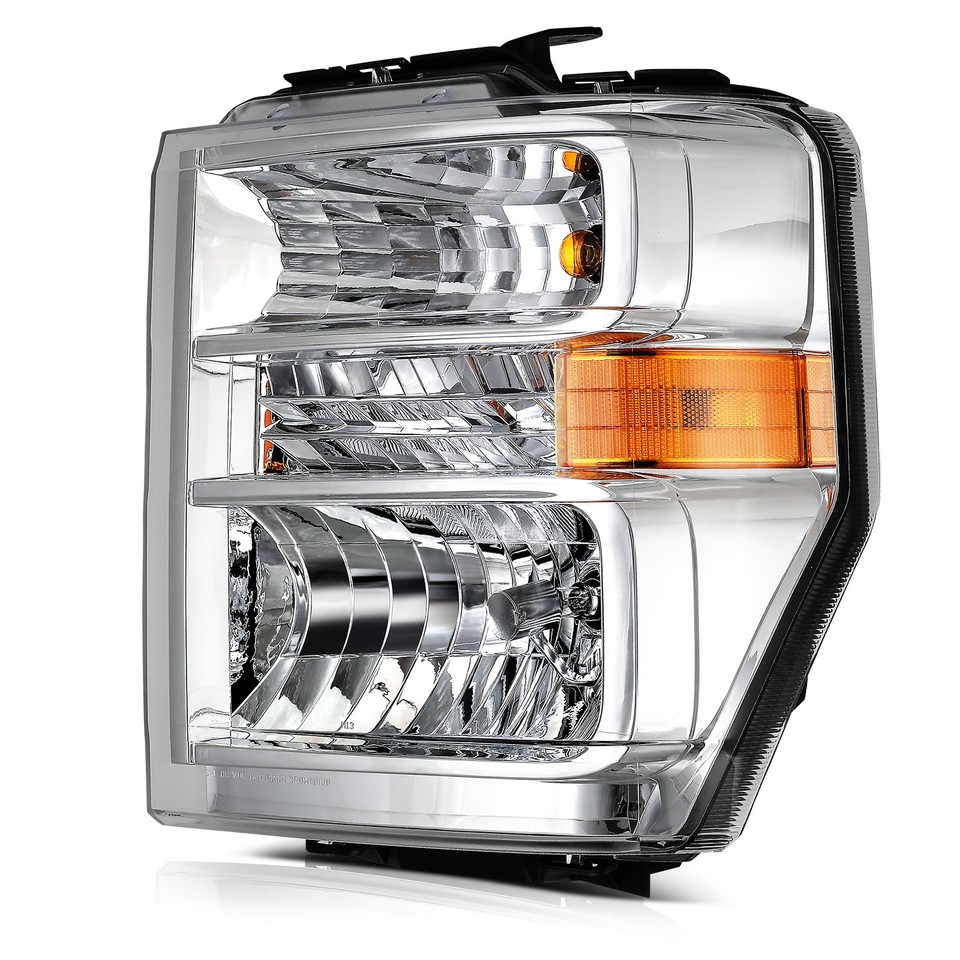 For 2008-2021 Ford E150-E450 F650 F750 Truck Aero Chrome Headlight Set ...