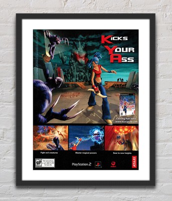 Kuja Playstation 2 PS2 Glossy Promo Ad Poster Unframed G1777 | eBay