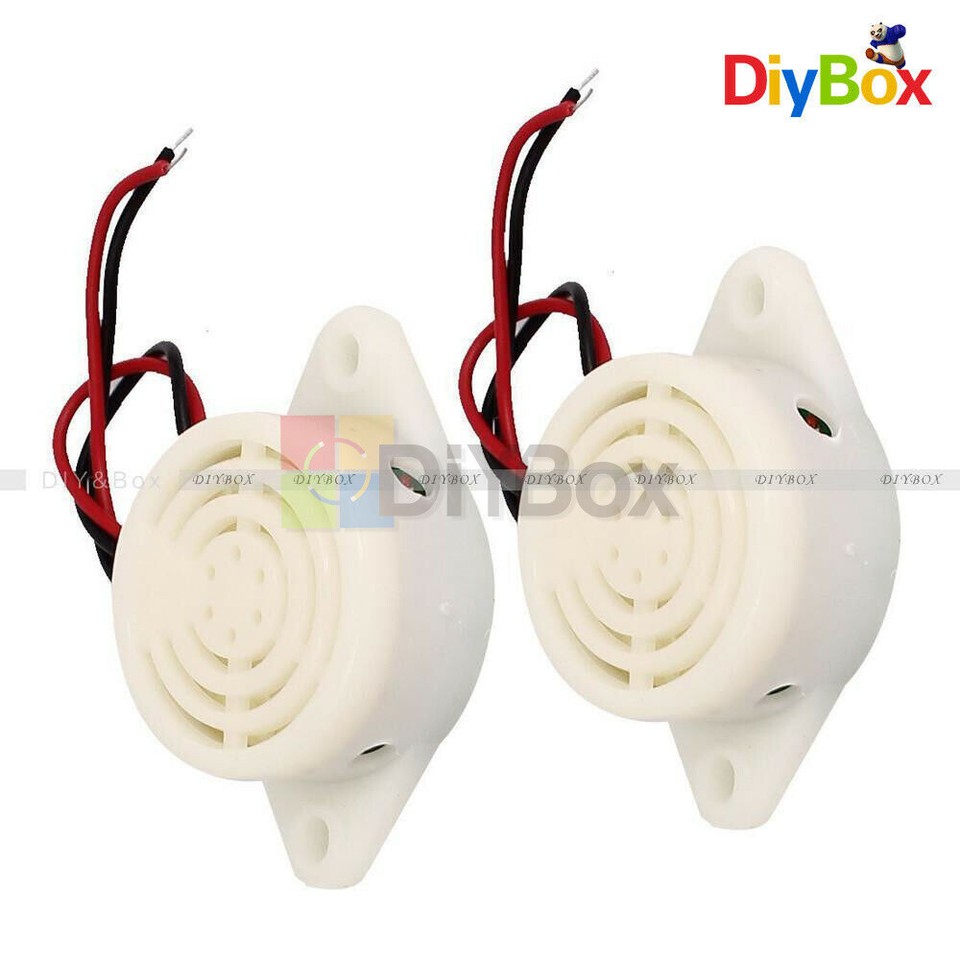 2PCS SFM-27 DC 3-24V 90DB Intermittent Beep Alarm Electronic Buzzer ...