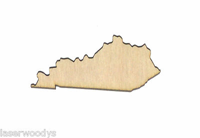 State of Kentucky Unfinished Wood Shape CutOut SK8500 Crafts Lindahl ...
