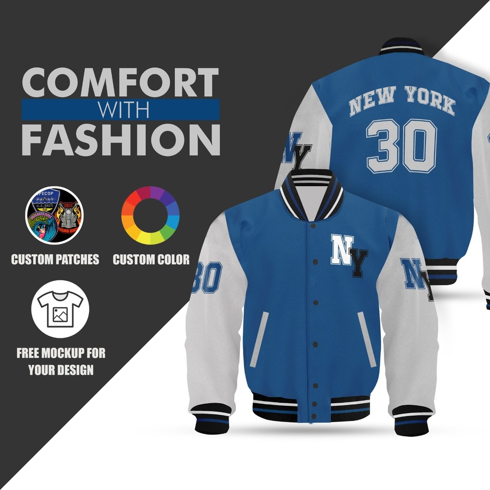 Create Your Own Custom Personalized Letterman Varsity, Custom Patches ...